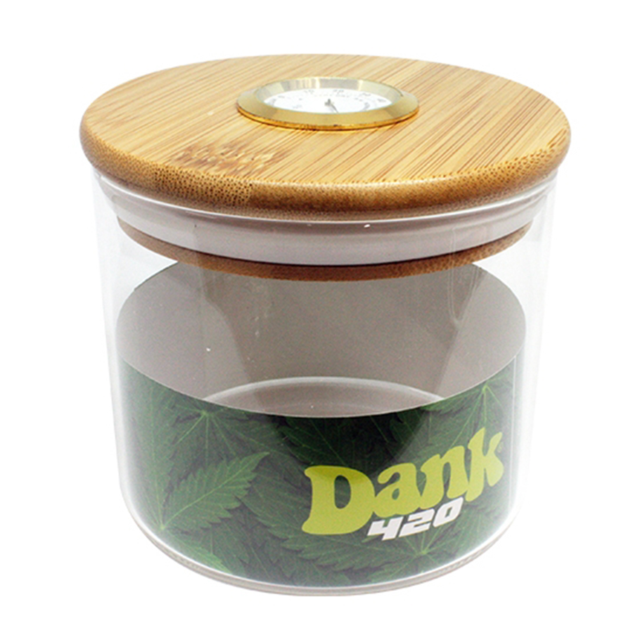 Køb Dank 420 Hygrometer Glas Krukke - 136,00 DKK @ HighHouse.dk