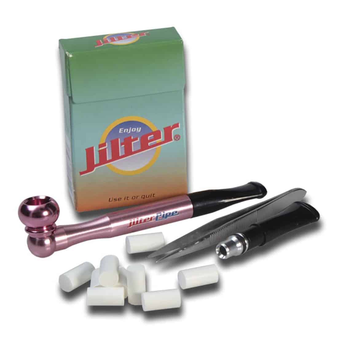 Køb Jilter 1-Hit Smoking Pipe Pink 85 mm - 62,00 DKK @ HighHouse.dk