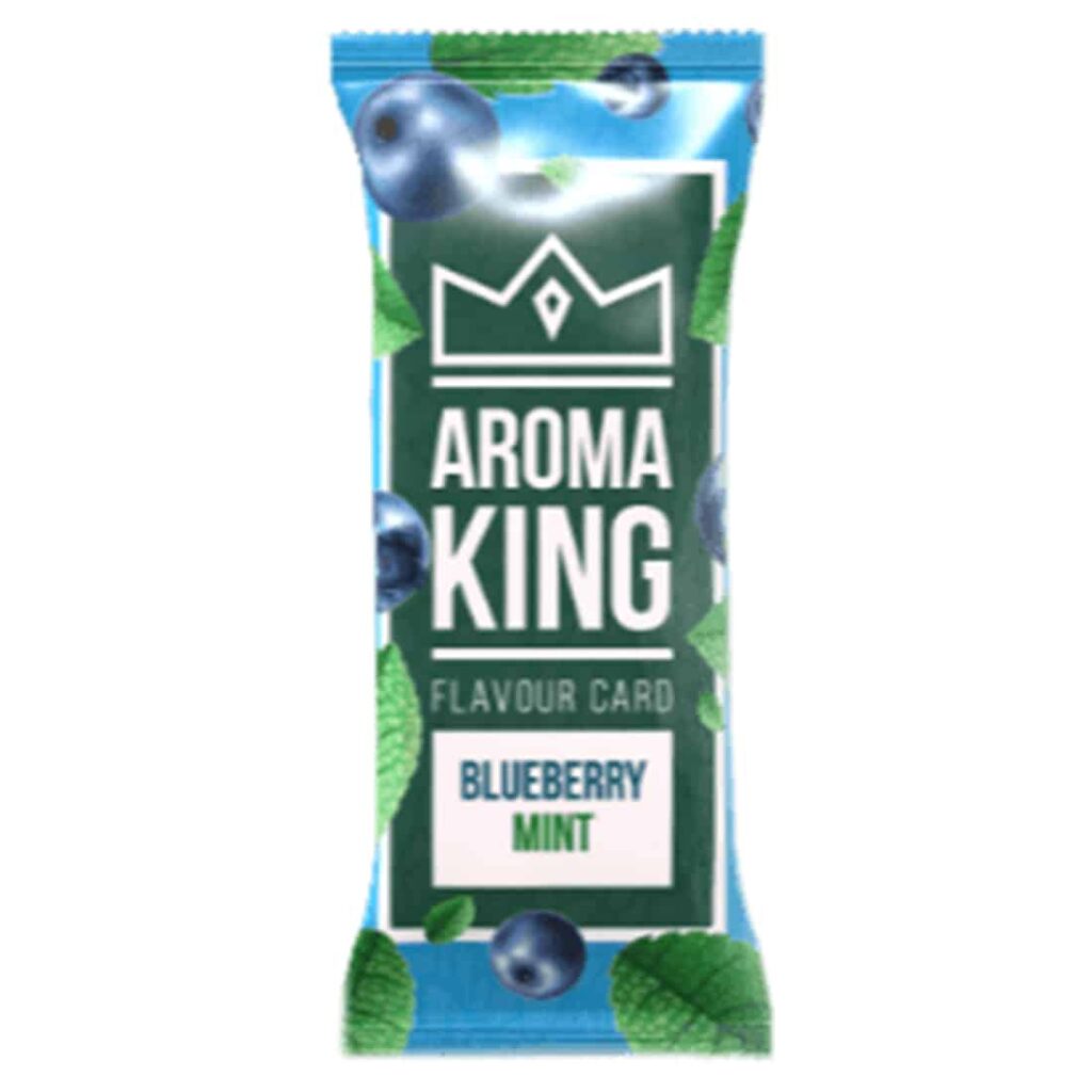 Aroma King - Blueberry Mint Flavour Card - HighHouse.dk