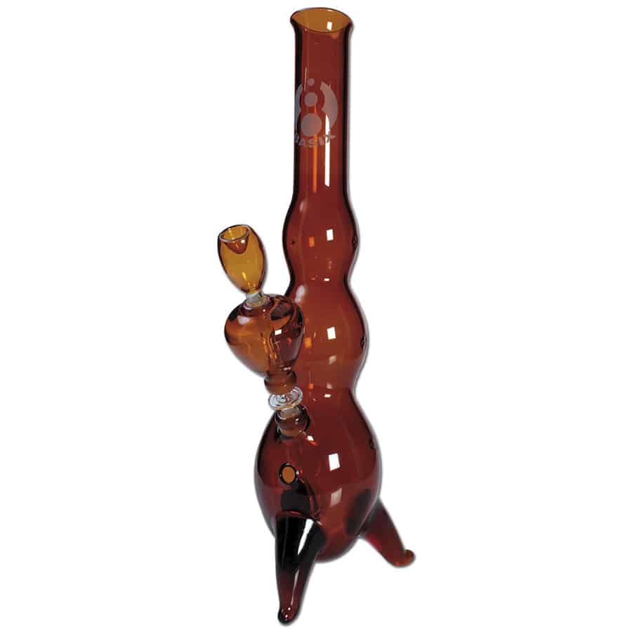 Hurricane Basix - Air-Jet Bong Amber 0,25 L - HighHouse.dk